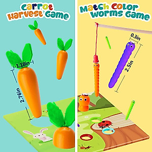 BRYSETEN 4-for-1 Montessori Toys for 1-2 Year Old Early Learning Toy for Baby 12-18 Months Object Permanence Box Christmas Birthday Gifts for Kids Sensory Education Wooden Toy for 1-3 Year Old Kids