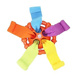 OUQEEING Dog Chew Toys with Beef Flavor Bite Resistant Toys Hidden Food Cloth Strips for Medium, Large Dog Interactive Trainning Treat,Durable Hard Toys for Aggressive Chewers,Teeth Cleanning