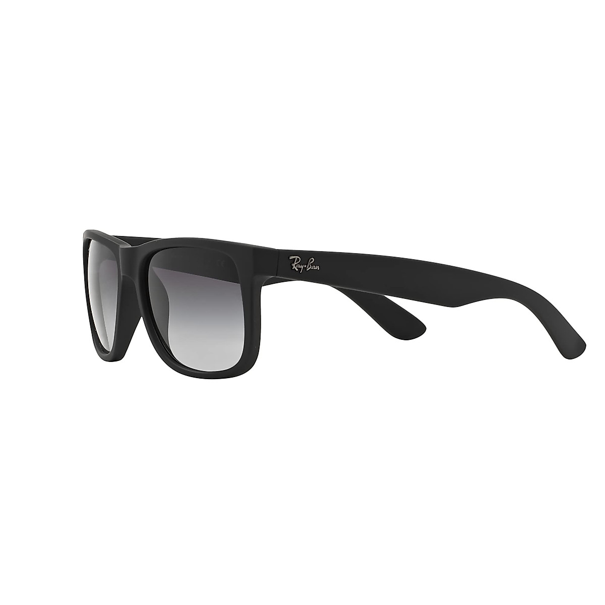 Ray-Ban Justin New Sunglasses (54 mm, Matte Black Frame Black Lens)
