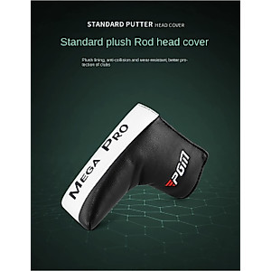 Golf Club Putter Standing Putter Low Center of Gravity with Sight Line Right Handed Men Women Golf Putters with Crosshair (Black)