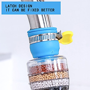 Faucet Water Filter Faucet Mount Filters Purifier, Splash-Proof & Water-Saving, Kitchen Tap Filtration Activated Carbon - Removes Heavy Metals & Hard Water for Home/Kitchen/Bathroom 1pc