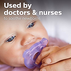 Philips AVENT Soothie Shapes Pacifier, Pink/Purple, 3-18 Months, 2 Pack, SCF194/05