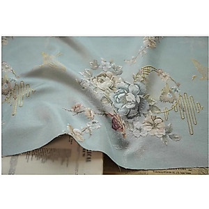 XMTXZYM 2 Meter Retro Yarn Dyed Jacquard Fabric Women's Autumn Winter Dress DIY Sewing Fabric