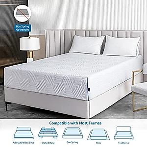 LIFERECORD Twin XL Mattress, 12 inch Gel Memory Foam Twin XL Size Mattress for a Cool Sleep Bed in a Box Pressure Relief, Medium Firm Mattresses CertiPUR-US Certified