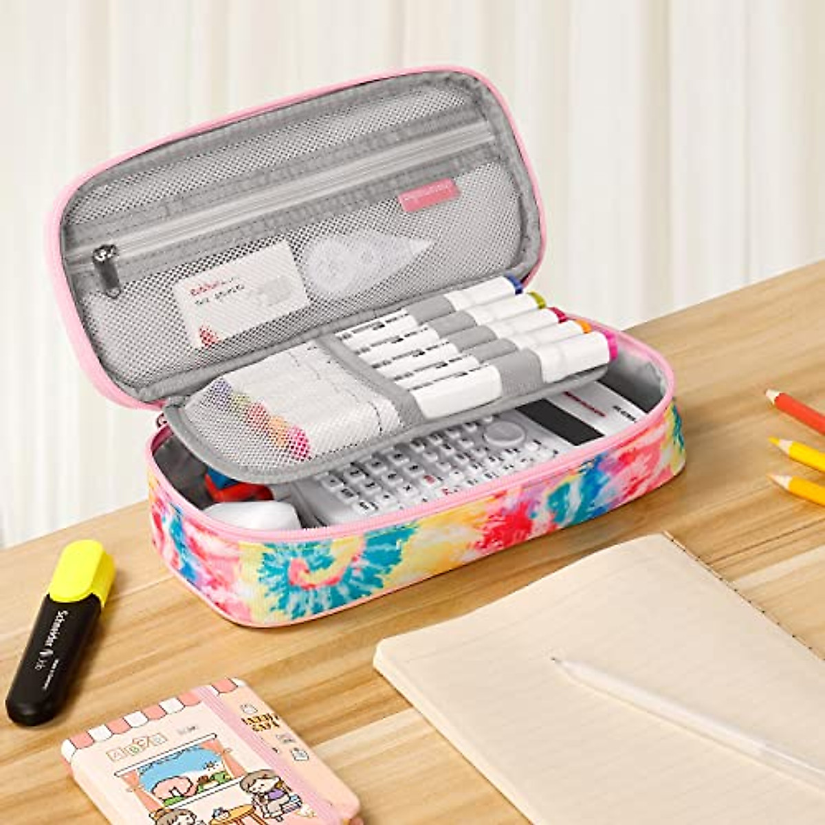 Choco Mocha 15inch Tie Dye Backpack + Lunch Bag+ Pencil Bag