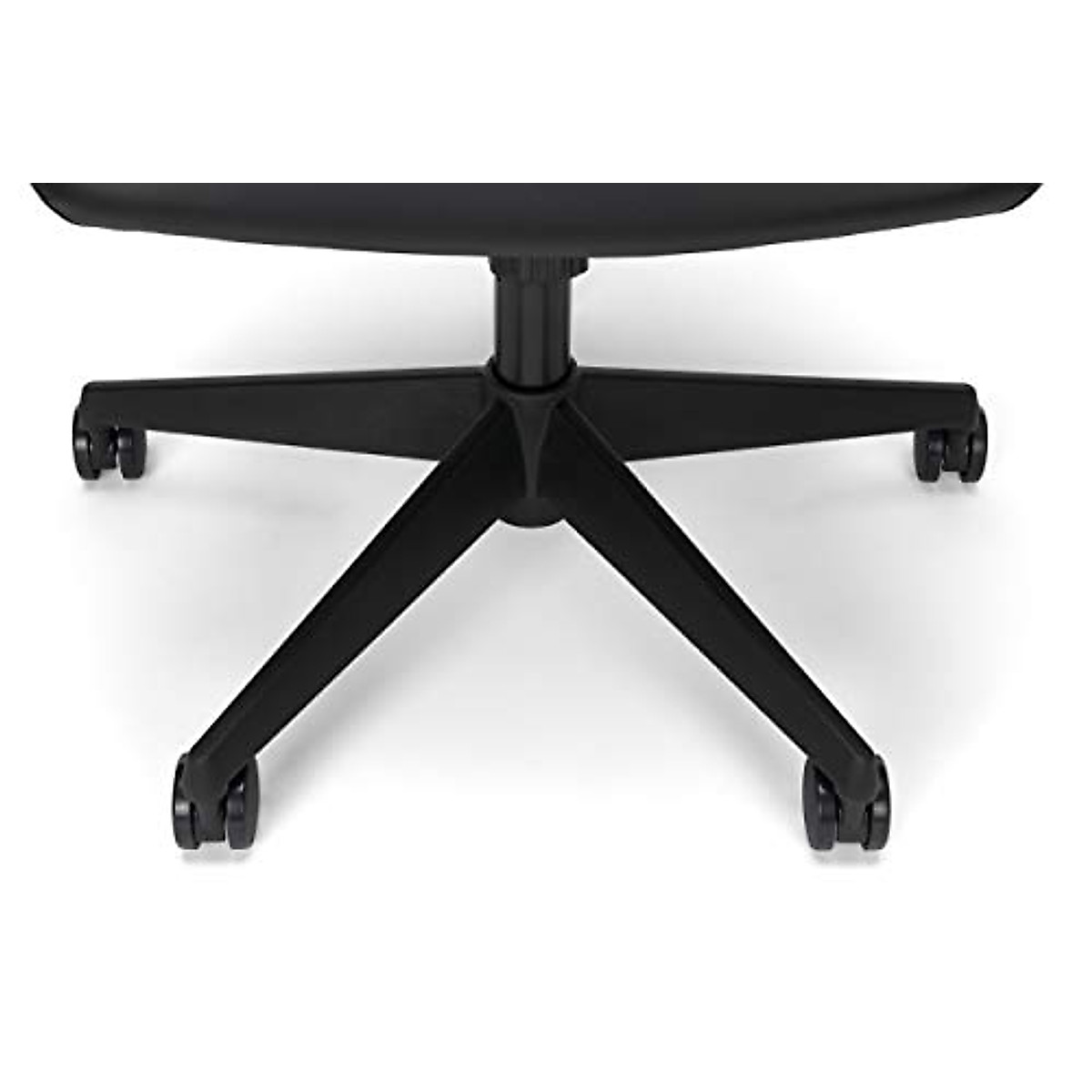 HON Basyx Bolster Commercial-Grade Executive Chair, Office, Black Bonded Leather