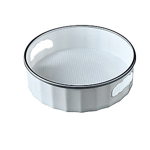 9in Rotating Spice Rack Spinning Organizer Non- Skid Lazy Susan Turntable Spice Stand for Cabinet Pantry Refrigerator
