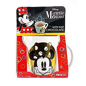 Disney Minnie Mouse Jumbo Mug and Hot Cocoa Gift Set, Supplies, Favors, and Decorations for Birthday Parties, Small Gifts and Stocking Stuffers for Christmas 2022
