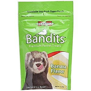 Marshall Bandits Ferret Treat, 3-Ounce, Banana