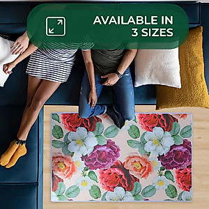 Giant Floor Low Pile Rugs for Indoor - 20" x 30" Non Slip Washable Mat - Perfect as Indoor Kitchen mats, Doormats, Bathroom mats & More! | Rubber Backed mat Made with Polyester