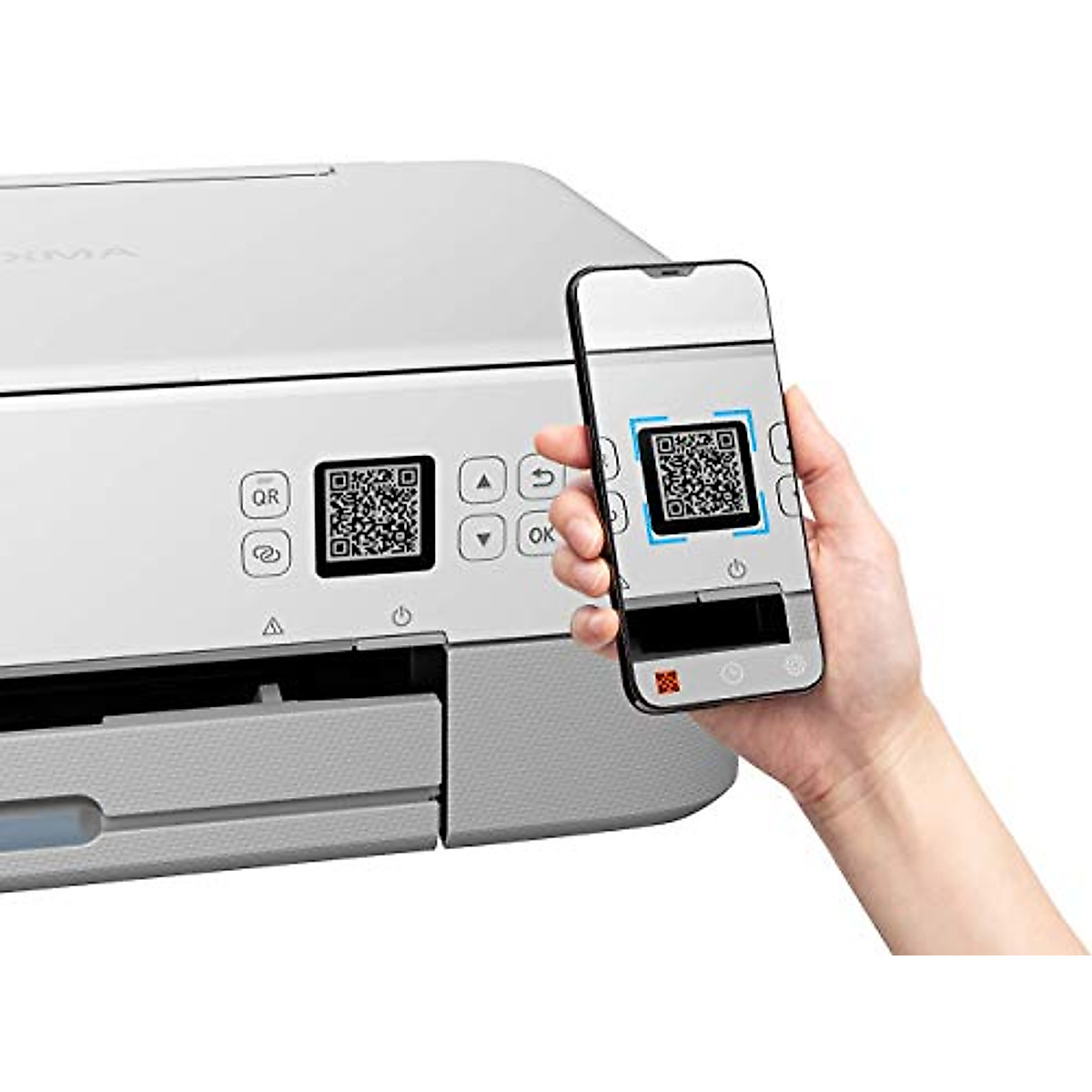 Canon TS6420 All-In-One Wireless Printer, White (Renewed)