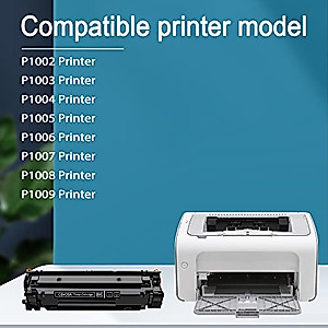 35A Toner Cartridge CB435A Black - (High Yield ) ONWA 1-Pack Compatible 35A CB435A Toner Cartridge Replacement for HP P1006 P1002 P1003 P1004 P1005 P1007 P1008 P1009 Printer