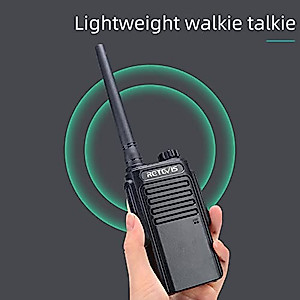 Retevis RT47 Waterproof Walkie Talkie,Two Way Radio with Mic, License-Free,Lightweight,Professional 2 Way Radio for Industrial Manufacture (4 Pack)