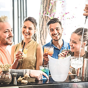 1pc Ice Bucket Large Bucket Small Bucket Food Containers Beverage Tub Wine Cooler Bucket Cooler Bucket Beverage Cooler Bucket Wine Chiller Bucket Acrylic Keg Frosted