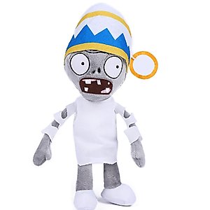 JHESAO 12" Plants and Buckethead Zombies Plush Toys Normal Zombies PVZ Plushies 1 2 Stuffed Soft Doll Buckethead Zombies New