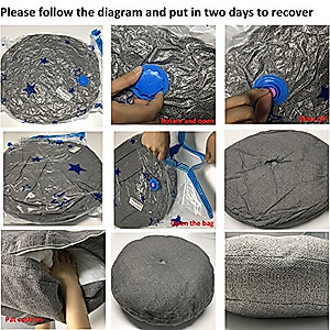 A.B Crew Japanese Style Zafu Meditation Yoga Bolster Tatami Floor Round Cushion(Elephant,19.7")