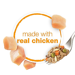 Purina Beneful Wet Dog Food, Chopped Blends With Chicken - 10 oz. Tubs (Pack of 8)