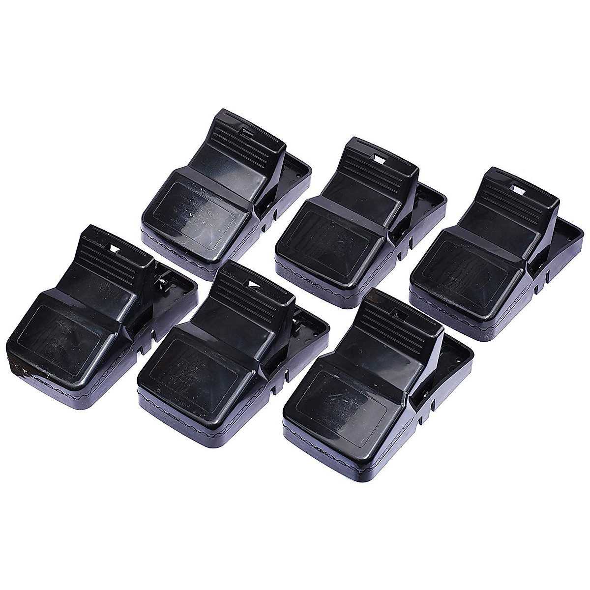 Rat Snap Traps by Eco Pro Pest Control | 6-Pack Snapping Rat Traps with Teeth | Reusable Rodent Trap for Indoor & Outdoor Use | Easy Set Up, Quick, & Powerful Rat Trap with a No-Escape Rat Trap Snap