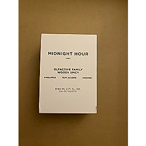 Zara MIDNIGHT HOUR 80 ML (2.71 FL. OZ) Spicy and woody eau de toilette