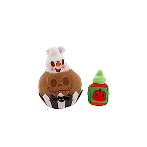 Disney Store Official Jack Skellington Munchling Plush – Nightmare Before Christmas Delight – Cinnamon Cupcake Flavor – Specialty Treats Edition – Petite & Cute Micro 4 inch Collectible