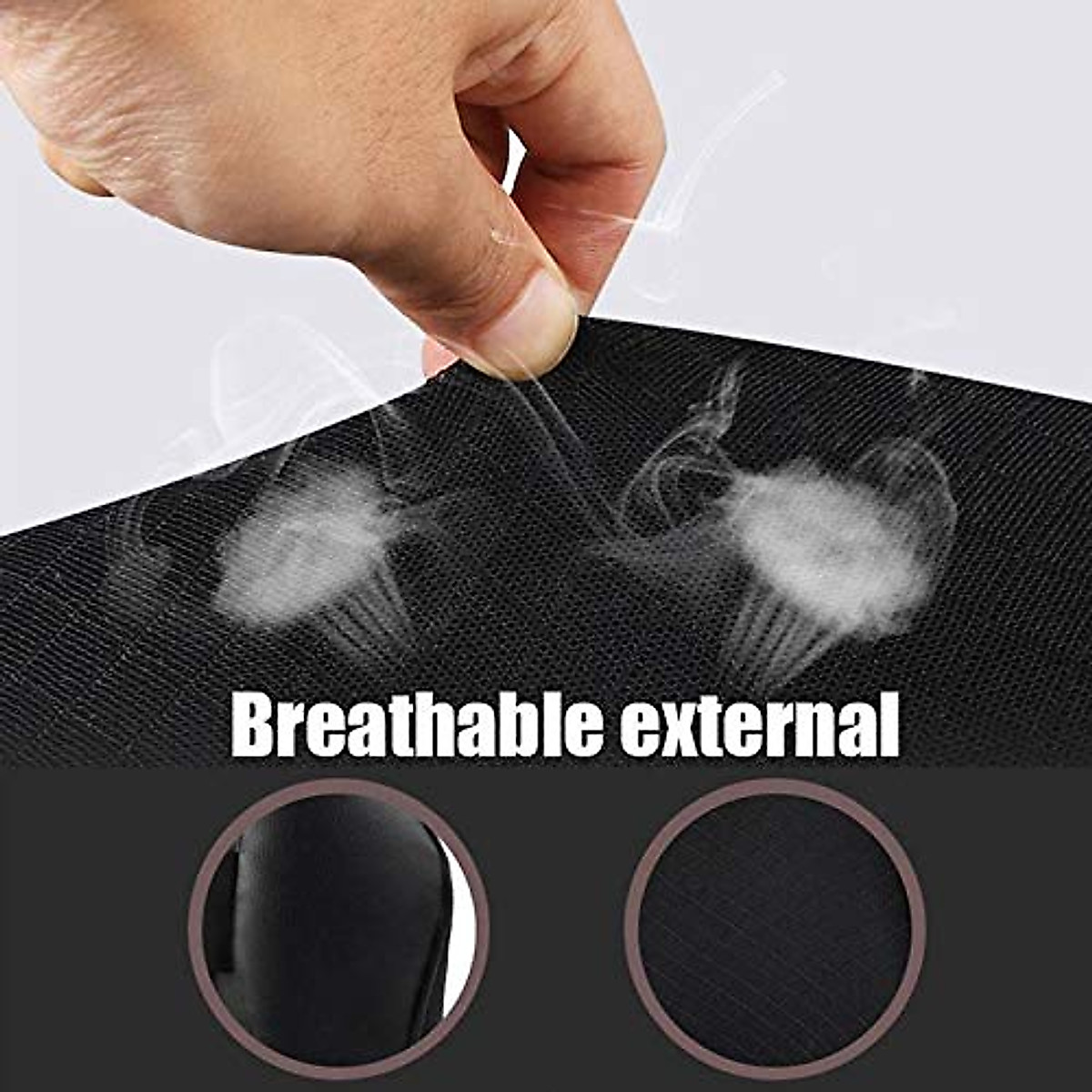 NANGAO Car Seat Headrest Neck Rest Cushion 3D Memory Foam Car Seat Neck Support Neck Rest Headrest Accessories Car Seat Back Pillows for Neck/Back Pain Relief