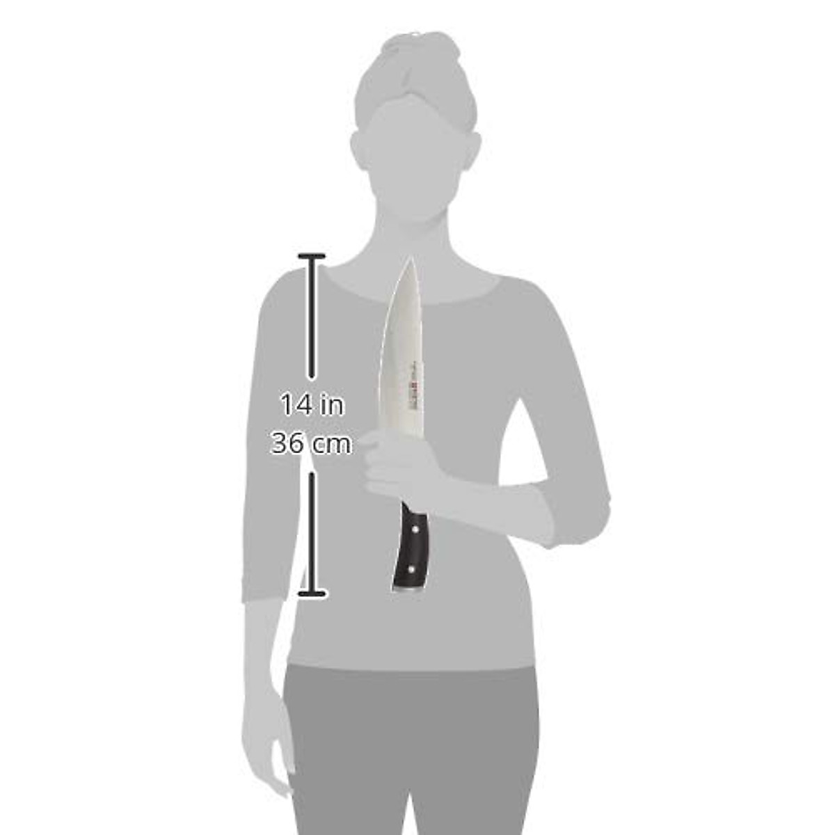 Wusthof Seven Acacia 7-Piece German Knife Classic IKON Block Set, Black