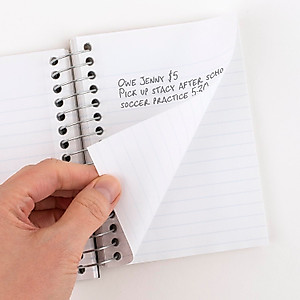 Five Star Fat Lil' Spiral Notebook, College Ruled Paper, 5-1/2" x 3-1/2", 200 Sheets, Color Will Vary (45388)