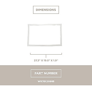 GE Appliances WR78X20985 Refrigerator Freezer Door Gasket