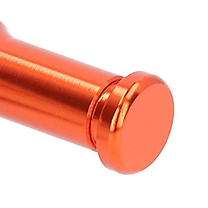 LIZEALUCKY Retro Bath Towel Hooks Aluminum Towel Hook Heavy Duty Wall Coat Hanger for Balcony Kitchen for Bathroom Kitchen Garage Hotel (Orange)