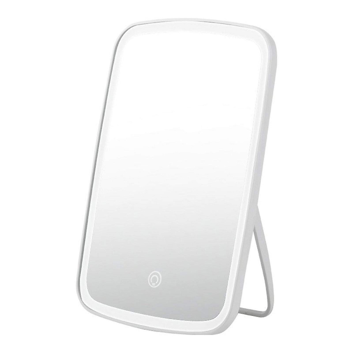 FQYYDD Illuminated Makeup Mirror The Tabletop Makeup Mirror Portable Folding Bracket Lighting Is Adjustable