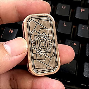 CP3 Fidget Slider EDC Adult Metal Fidget Toys ADHD Tool Anxiety Stress Relief Toys Fun Office Desk Toys Gifts for Boyfriend and Father (Vortex)