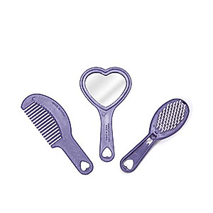 Step2 Pretty & Posh Vanity with Stool | Kids Pretend Play Vanity Set , Purple