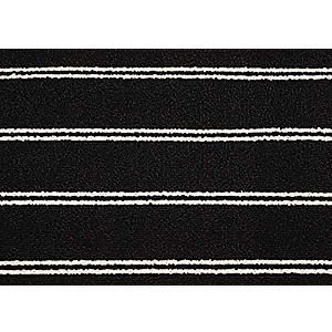 Garland Rug Avery Area Rug, 2-Feet by 5-Feet, Black