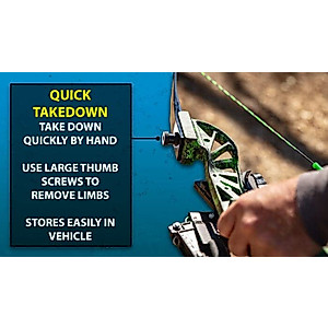 AMS Bowfishing Water Moc Recurve Bowfishing Kit - Right Hand - 45# Draw Weight