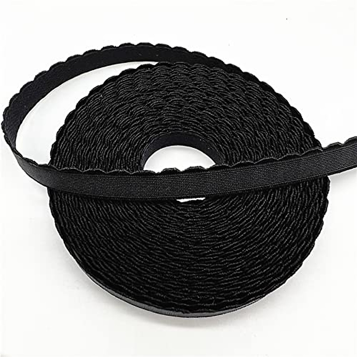 Crescent Elastic Lace Trim Fold Over Elastic Band for Sewing Lace Ribbon Waist Band Garment Accessory