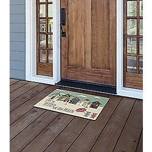 Brumlow MILLS Better at The Beach Indoor or Outdoor Area Rug for Kitchen, Bedroom Door Mat, Entryway Rug, 20" x 34"