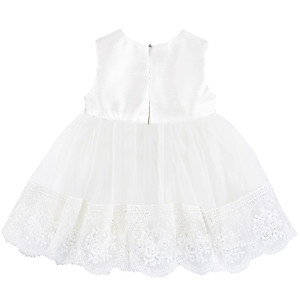 Taffy Baby Girl Christening Baptism Embroidered Dress Gown 6 Piece Deluxe Set 0-3 Months, White