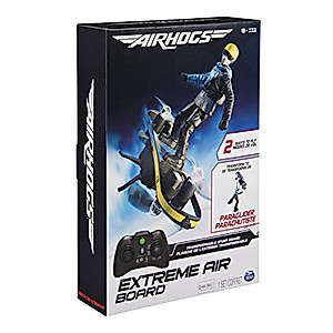 Air Hogs 2-in-1 Extreme Air Board, Transforms from RC Stunt Board to Paraglider, for Ages 8 and Up