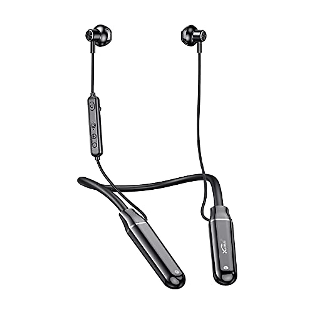 Bluetooth Headphones Neckband,100 Hours Long Battery Life,Built-in Noise Cancelling Microphone,Wireless Neckband Headset for Sports Behind Neck Headphones Stereo for Android Waterproof Neck Headset