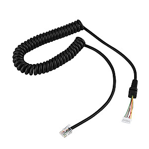 Zerone Replacement Speaker Mic Microphone Cable Microphone Cord for YEASU MH-48A6J, FT-7800, FT-8800, FT-8900, FT-7100M, FT-2800M, FT-8900R