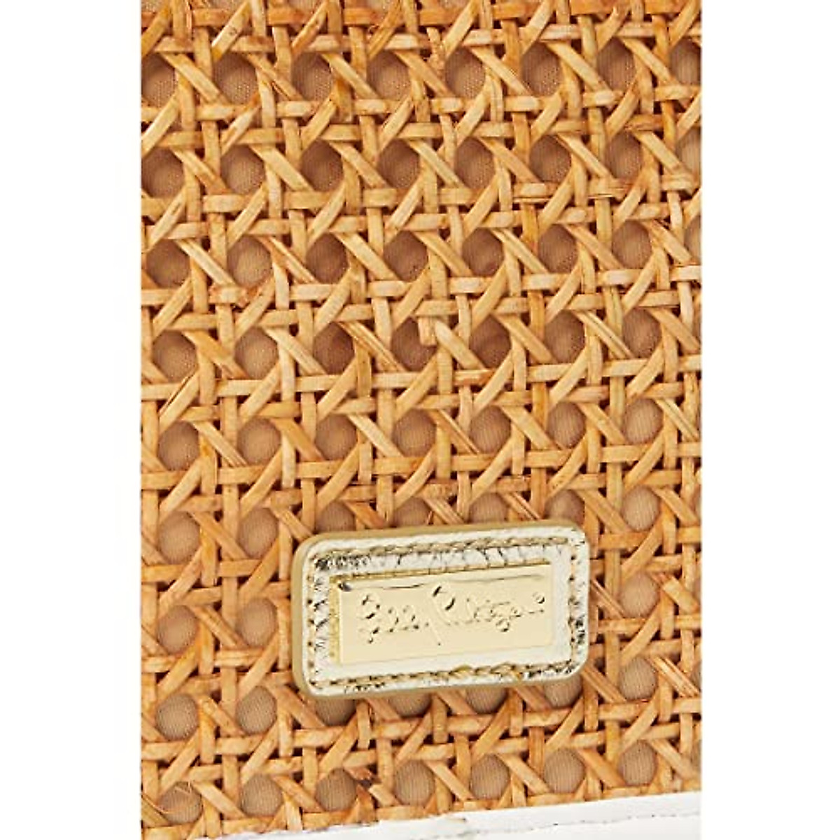 Lilly Pulitzer ST. Barts Cane Clutch Natural One Size