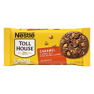 Nestle Toll House Caramel Flavored Baking Chips, Gluten-Free Caramel Melt Morsels 9 oz Bag