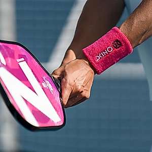 ONIX Pickleball Sweat Absorption Wristband — Pink