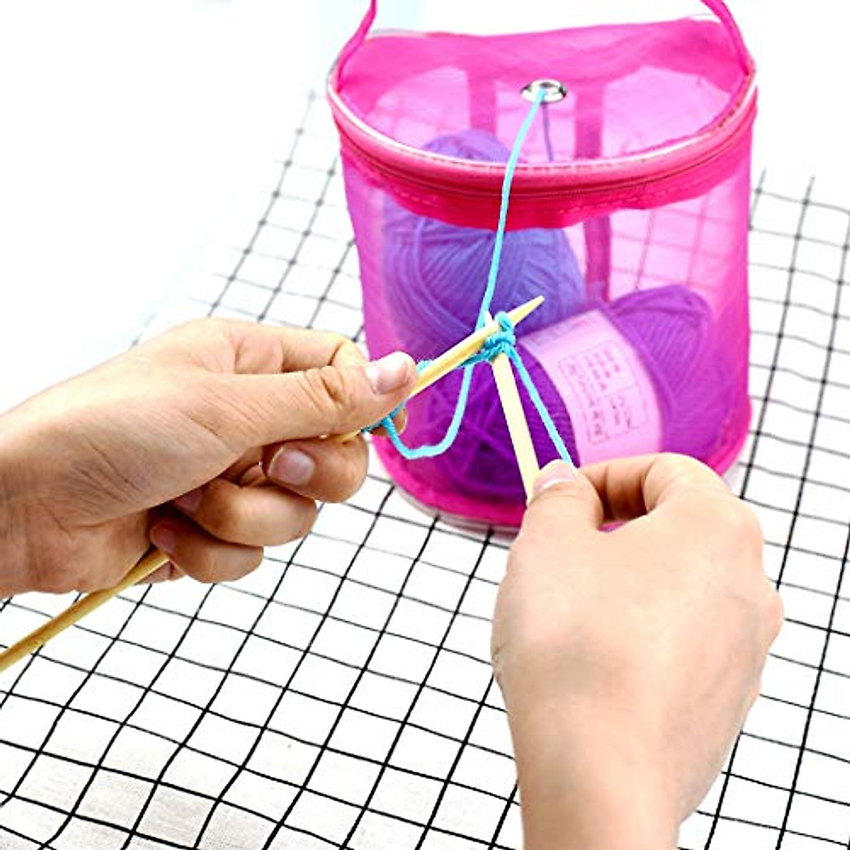 Small Size Knitting Yarn Storage Bag Portable Wool Holder Storage Basket Small Attractive Design