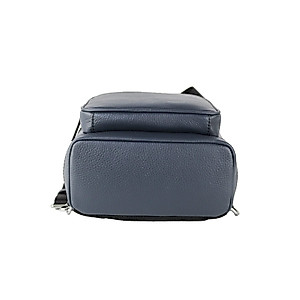 Michael Kors Cooper Commuter Sling Pack Embossed Leather Backpack