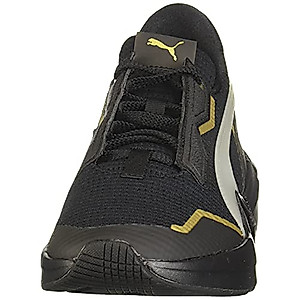 PUMA womens PROVOKE XT, Puma Black-Puma Team Gold, 7.5