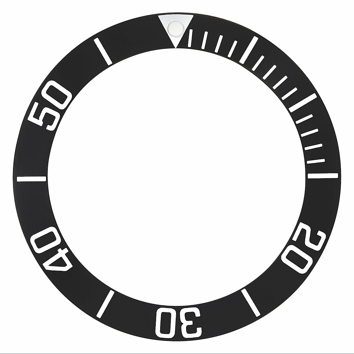 Ewatchparts Bezel Insert Compatible With Tag Heuer Aquaracer 41mm Case WAB2010, WAB2011 Watch Black