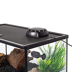 REPTI ZOO Reptile Dehumidifier Glass Terrarium Air Purifier Fan Amphibian Strong Magnetic Mounting Ventilation Fan