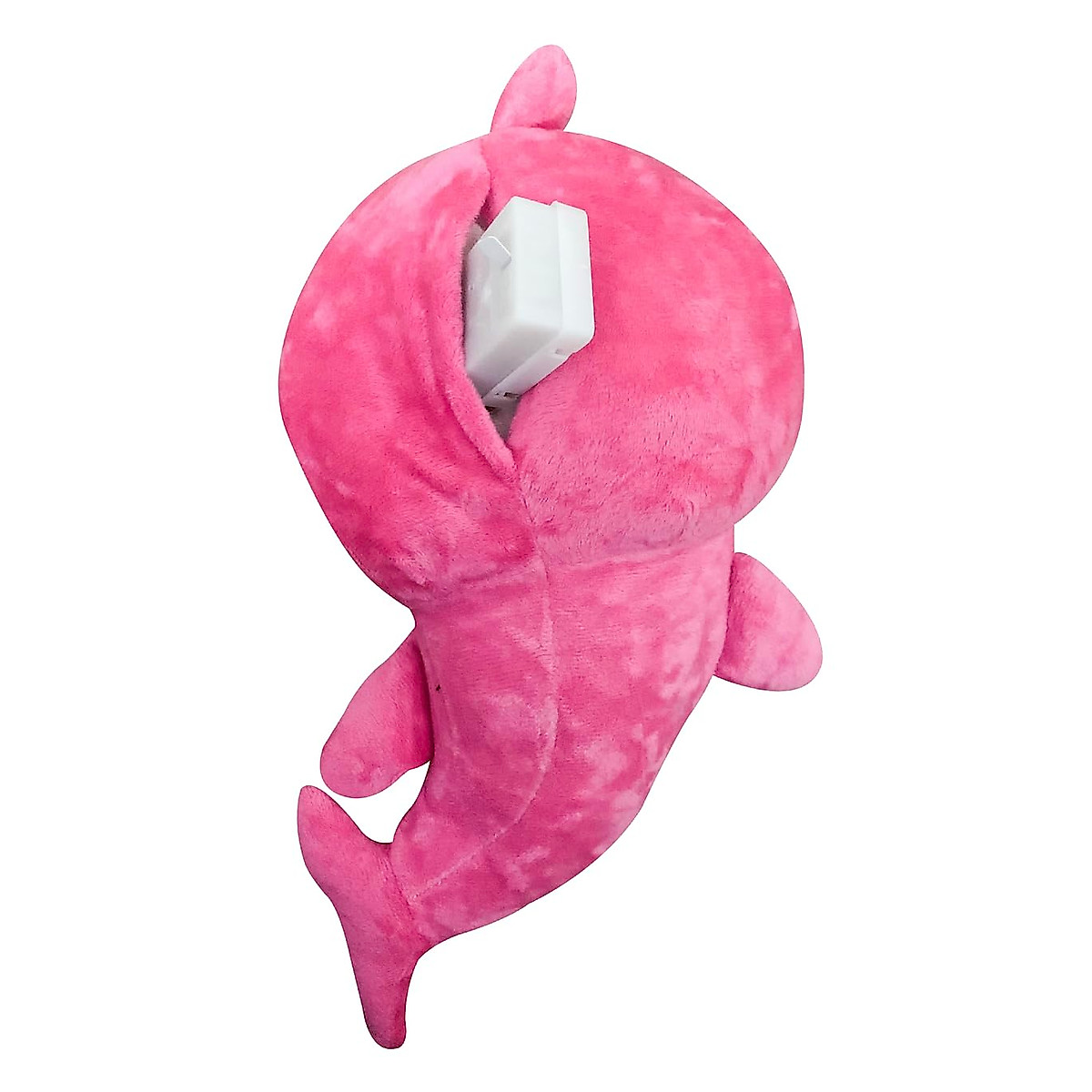 Children's Soft Plush Toy Shark with Music Singing & Lights, The Best Gift for Boys and Girls (Pink), 12 inches