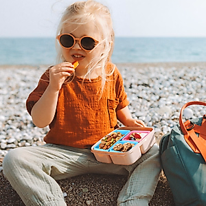 6PCS Lunch Bento Box Accessories for Kids, 4.5oz Silicone Lunch Box Dividers with Lids Small Silicone Food Storage Container for Snack Sauce Condiment Soup Yogurt Salad Dressing (Rectangular)